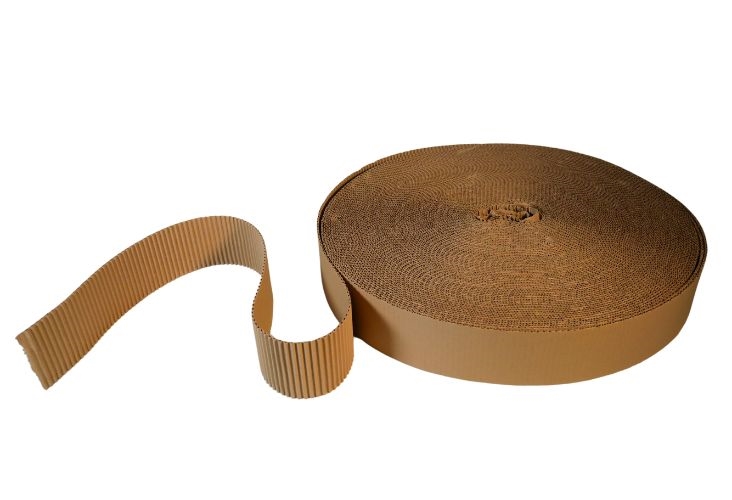 100mm x 75m Corrugated Cardboard Roll | Priory Direct