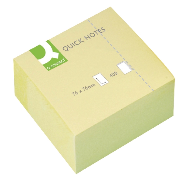 76 x 76mm Yellow Sticky Notes Cube| Priory Direct