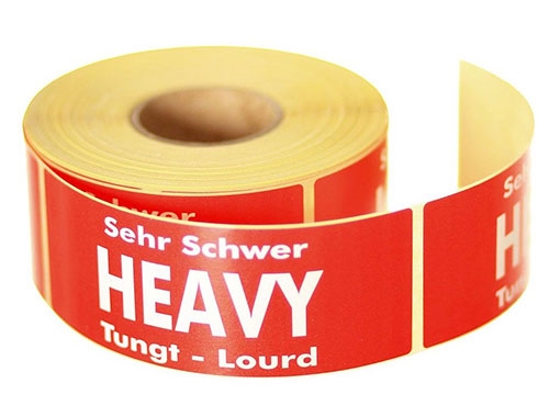 Heavy Packaging Labels - 136mm x 50mm | Priory Direct