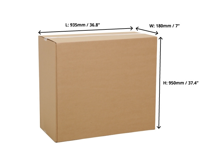935 x 180 x 950mm Single Wall Cardboard Boxes | Mix & Match Savings