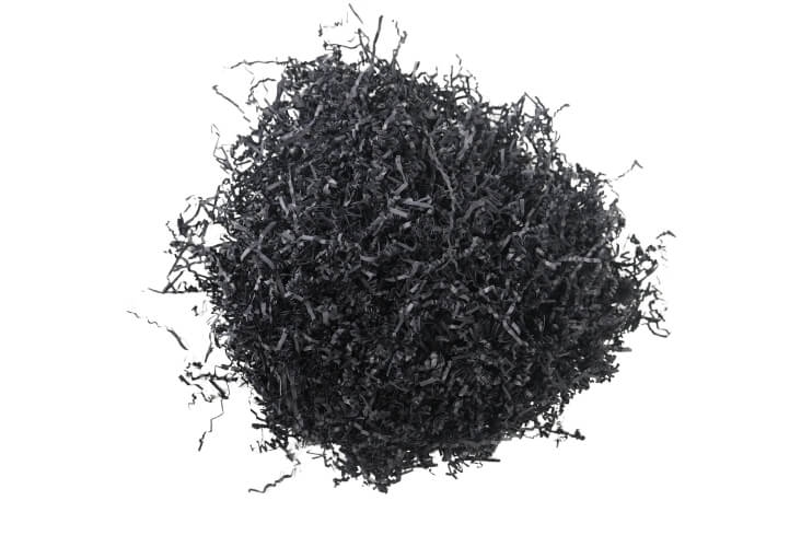 Black Shredded Paper - Black - 1kg | Priory Direct