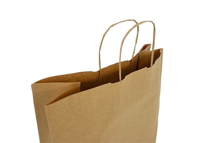 Brown Paper Carrier Bags - Twisted Handles - 320 x 140 x 420mm