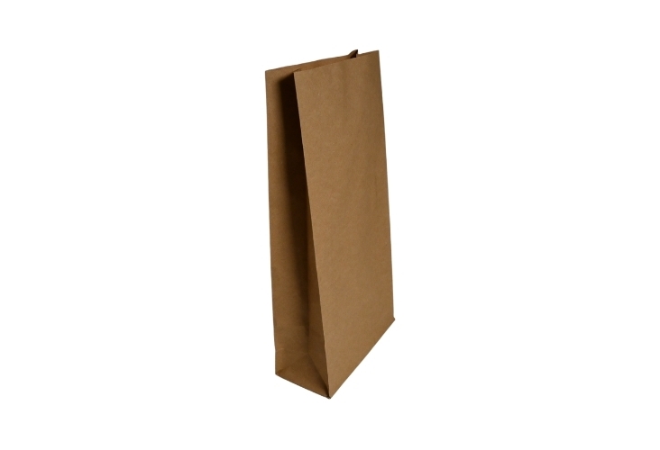 Brown Block Bottom Paper Bags - 140 x 70 x 310mm