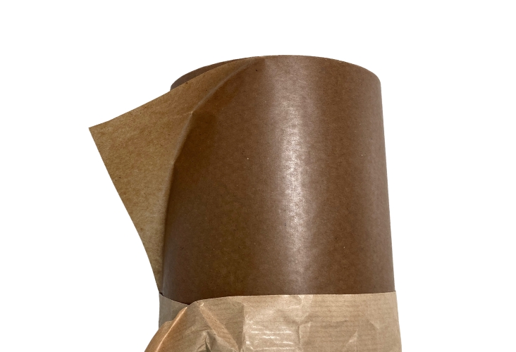 Waxed Kraft Paper Rolls - 900mm x 100m - 55gsm | Priory Direct