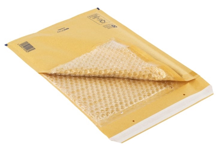 180mm x 265mm - Arofol Size 4 Padded Envelopes - Gold | Priory Direct