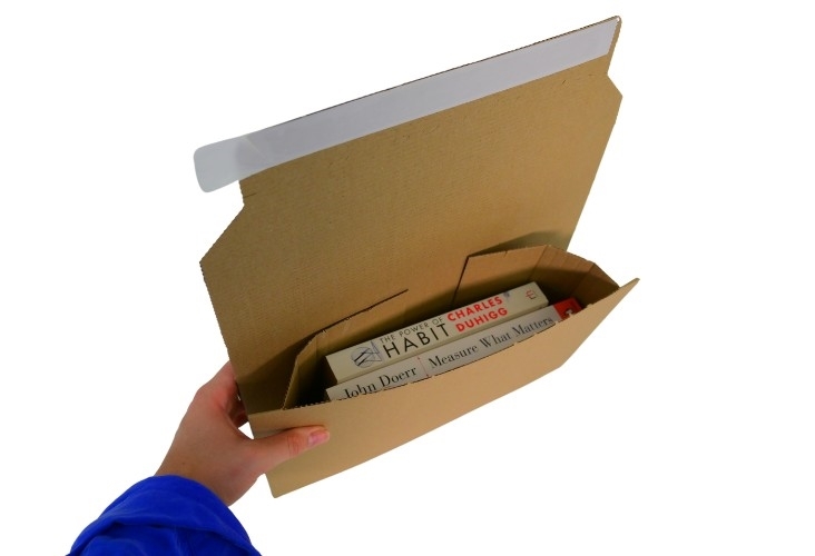 Cardboard Book Wraps - 280 x 205 x 70mm | Priory Direct
