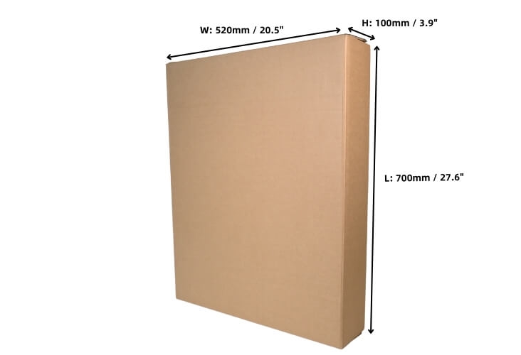 Artwork Boxes - Double Wall - 700 x 520 x 100mm | Priory Direct