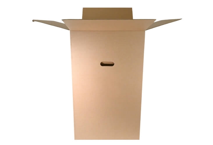 Double Wall Moving Boxes with Handles 456 x 456 x 780mm