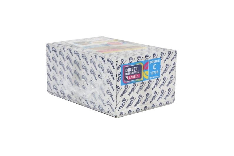 Double Integrated Labels Style C - 1000 Sheets - Europes #1
