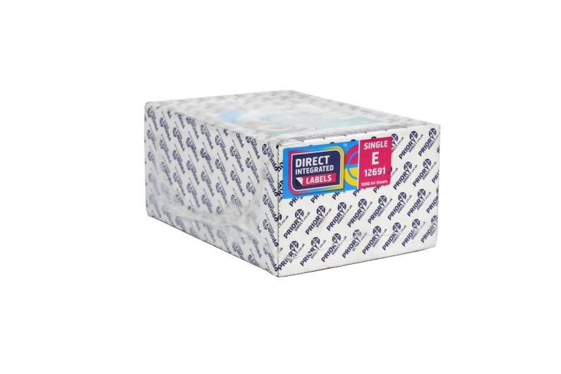 Single Integrated Labels Style E - 1000 Sheets - Bulk Savings