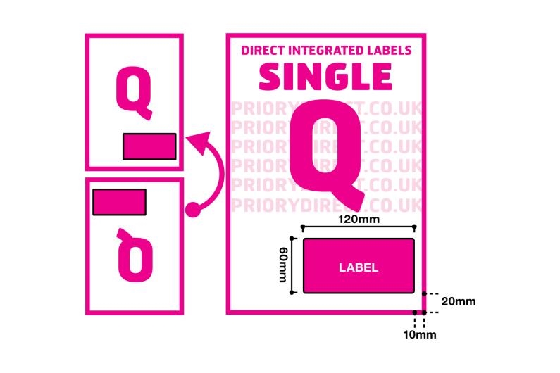 Single Integrated Labels Style Q - 1000 Sheets - Europes #1