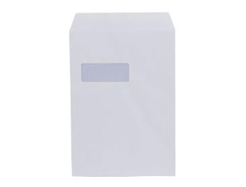 White C4 Envelope With Window - Bulk Discounts Available