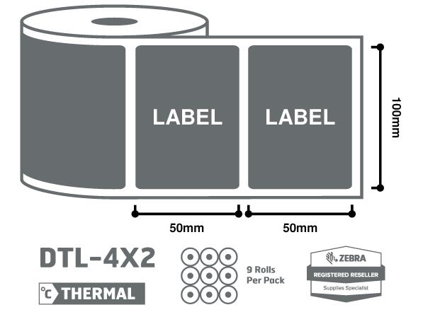 102 x 51mm Zebra Labels | Priory Direct