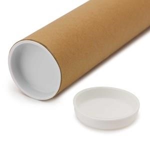 Postal Tube Cap Ends 76mm | High Quality Caps