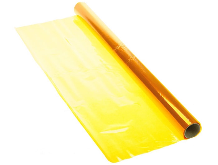 Frosted Lemon Cellophane - 800mm x 80m - Premium Quality