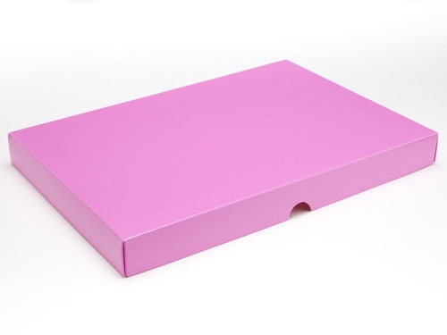 312mm x 217mm x 32mm Pink Gift Box Lid | Priory Direct