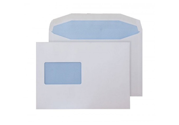 Great Value 162 x 235mm White Office Envelopes With Windows