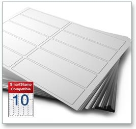 10 Labels Per Sheet - Smart Stamp Labels - 100 Sheets